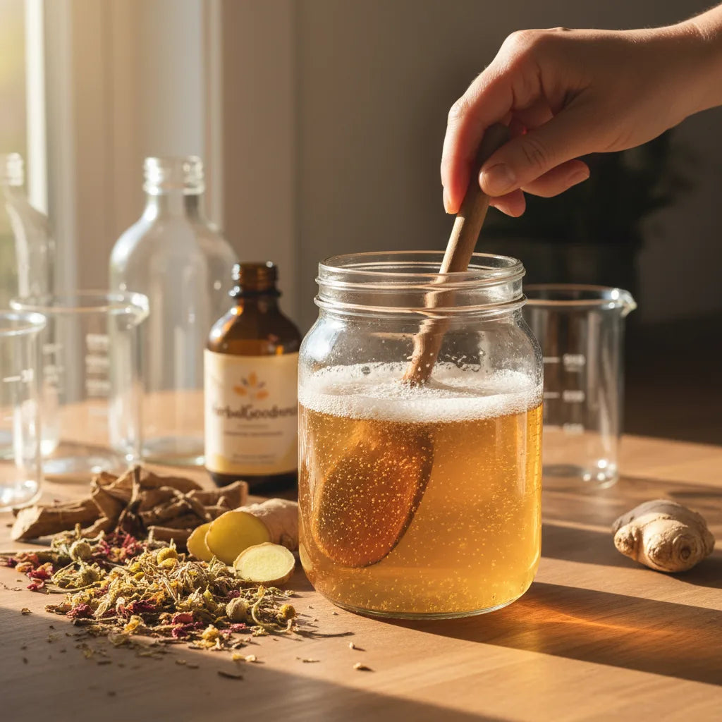 Ashwagandha Liquid Extract Drinks: Beginner Small-Batch Fermentation G