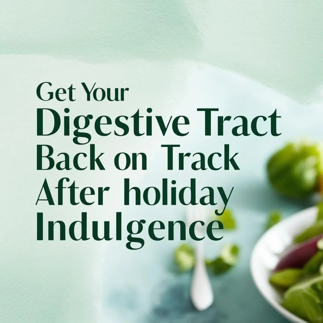 Get Your Digestive Tract Back on Track After Holiday Indulgence