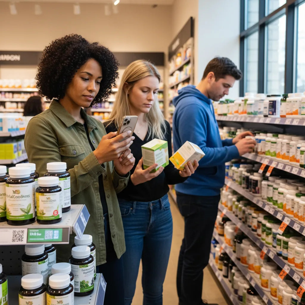 How to Use QR Codes and Shelf Labels to Compare Liquid